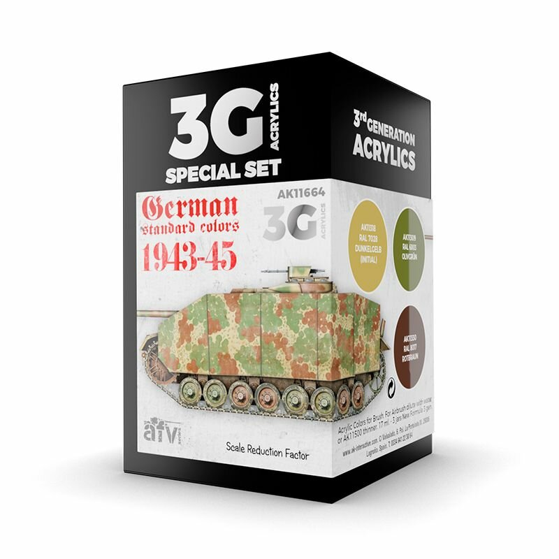 Набор красок AK Interactive German Standard Colors