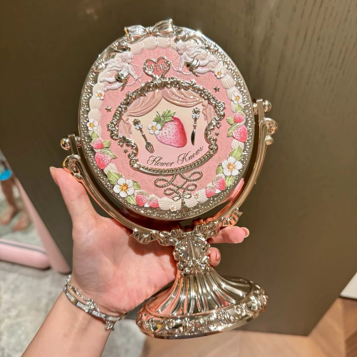 Flower Knows 9-летие Настольное зеркало на воздушной подушке Desktop Mirror