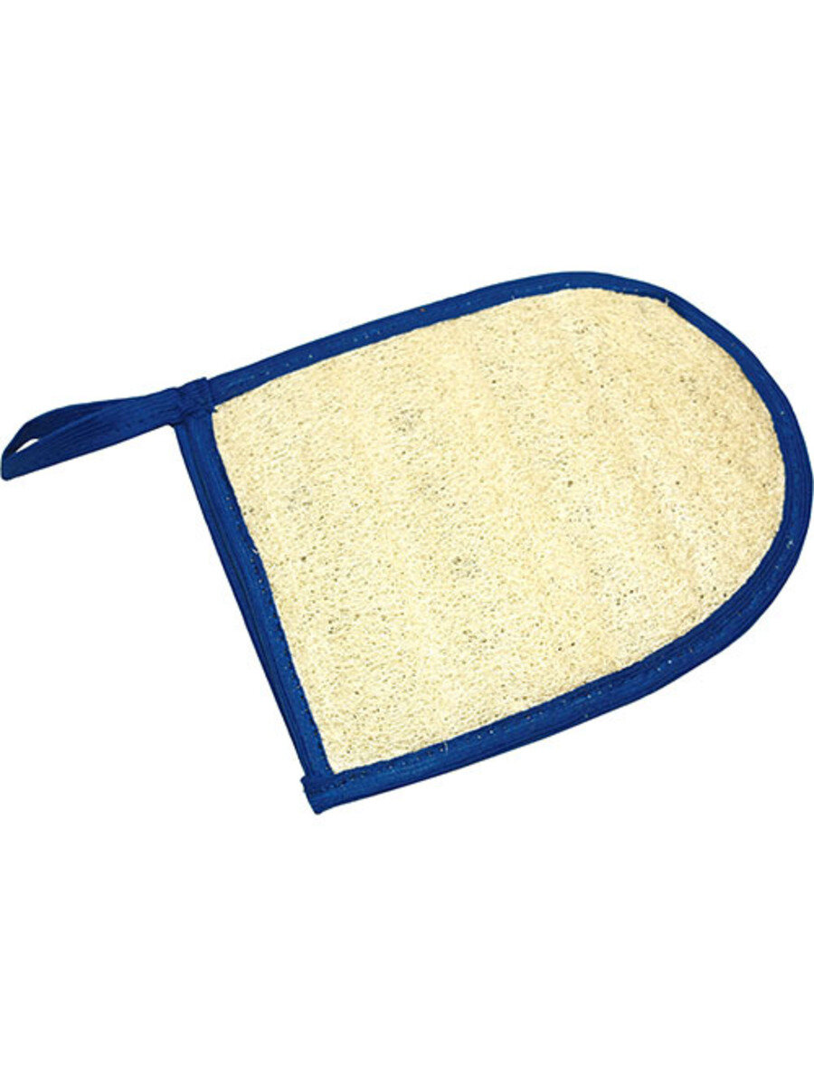 Мочалка из люфы с хлопком, рукавичка, 15 × 10 см, для бани и сауны