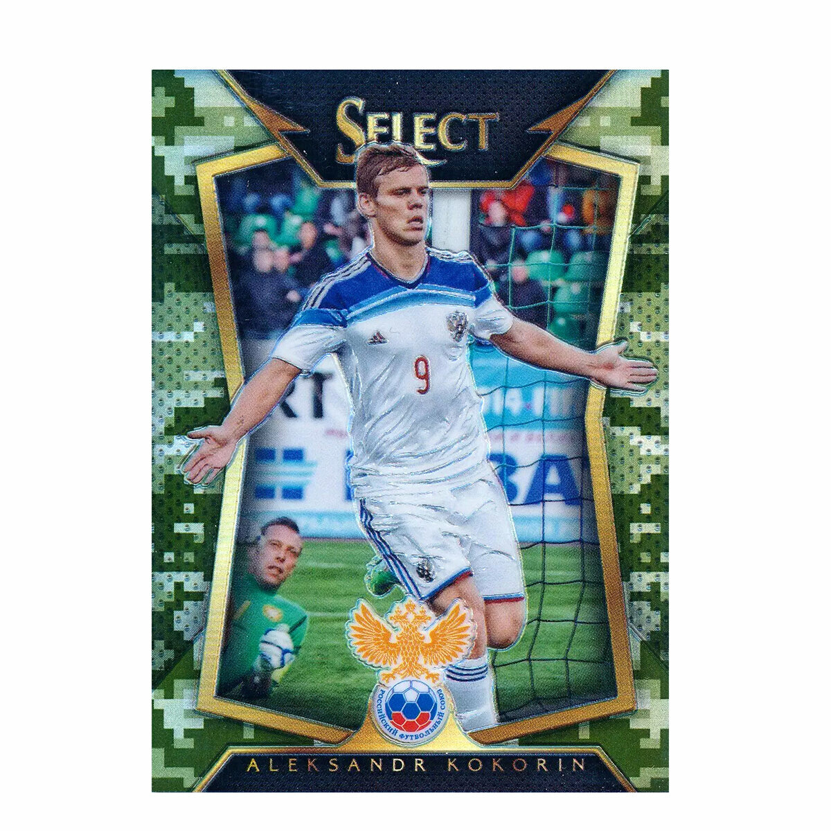 Коллекционная карточка Panini Select Soccer 2015-16: #27.1 Александр Кокорин - Camo