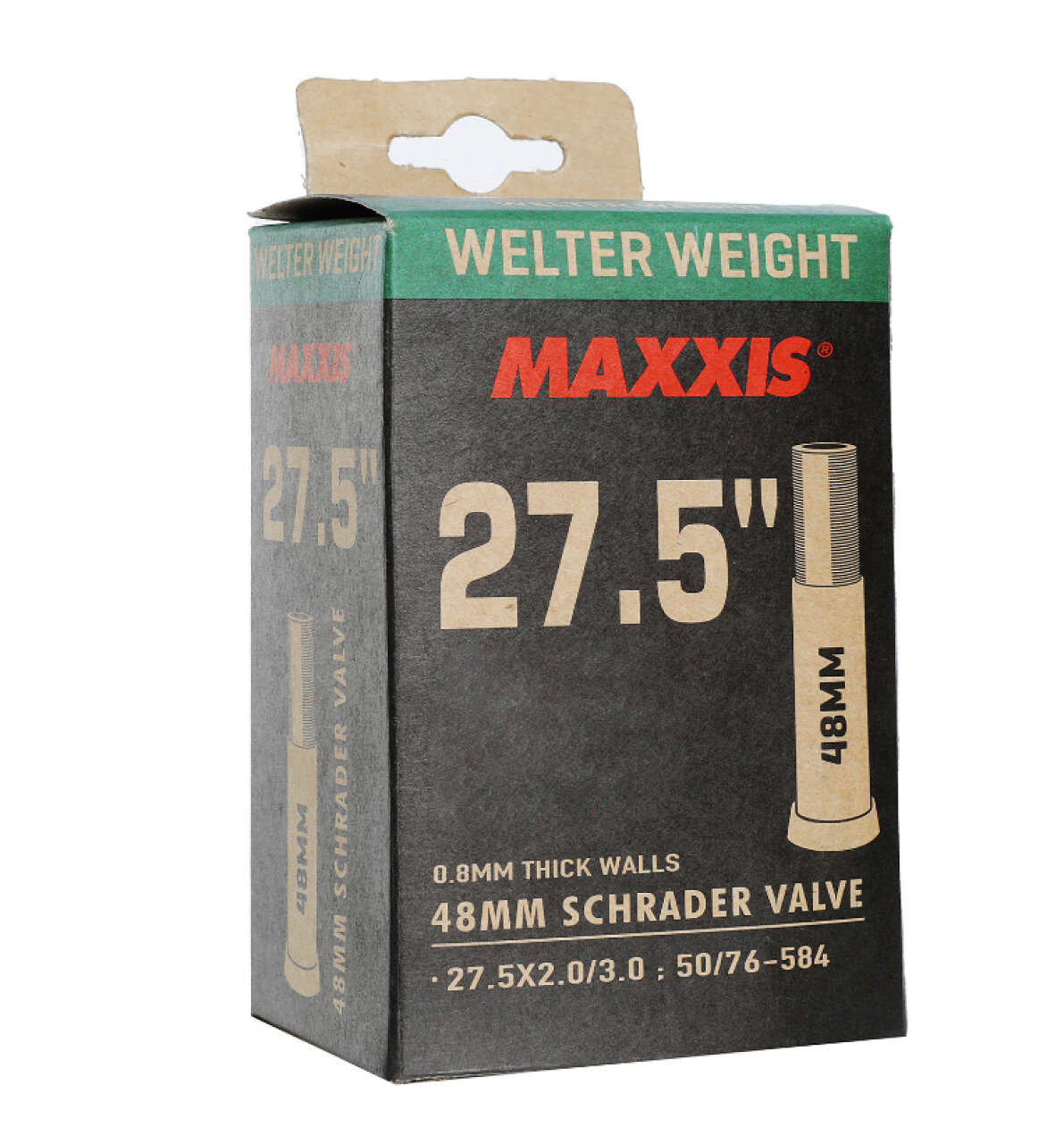 Камера Maxxis Welter Weight 27.5x2.0/3.0, A/V, 48 мм.