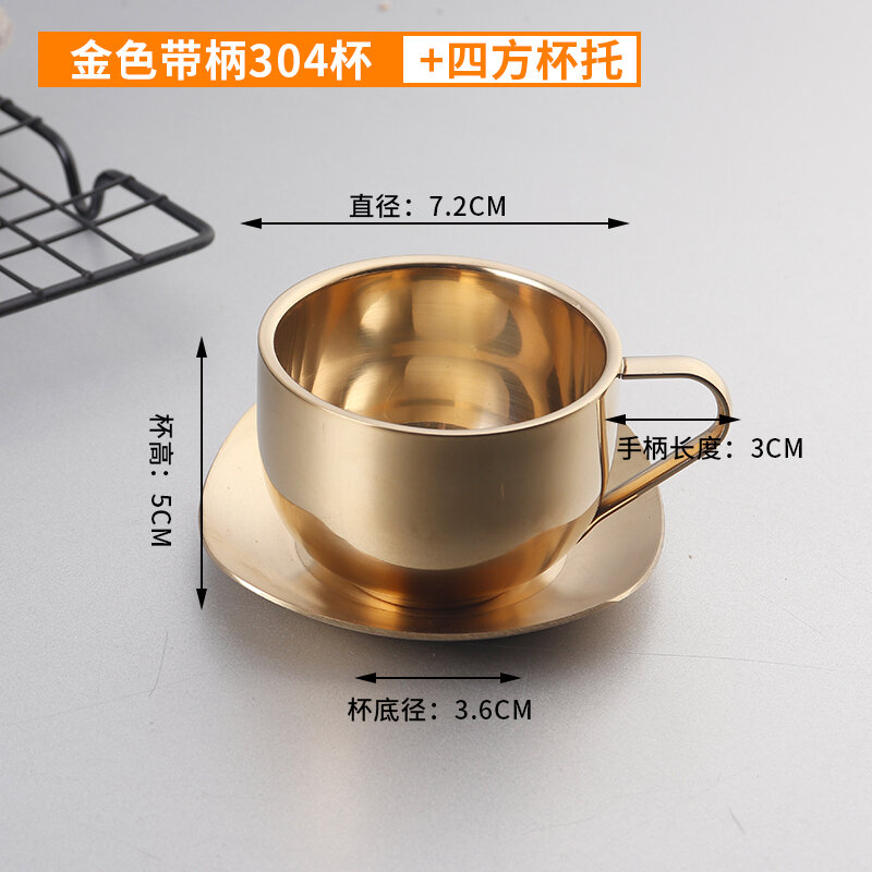 Мини 2 чашки для чая, детская чашка, чашка для воды с двойным слоем, две чашки с ручкой из нержавеющей стали 304, маленькая винная чашка с термоизоляцией