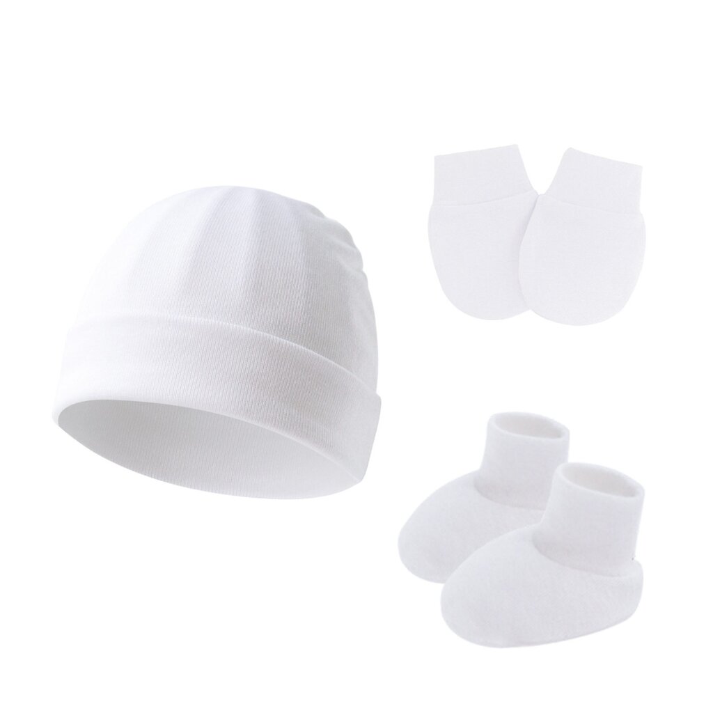 Обновленные комплекты детских шапочек, перчаток и носков для новорожденных, теплые аксессуары для младенцев