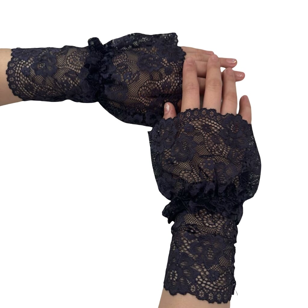 Воздушные кружевные перчатки на запястье Мягкий эластичный дизайн Идеально подходит для занятий в теплую погоду