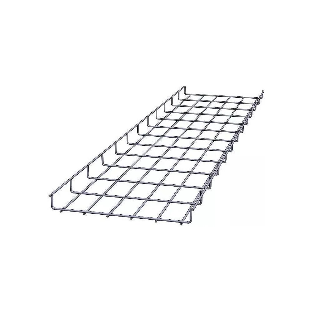 Лоток CABLIDERTRAYS ПЛЛ-300х35-3000, оцинкованный, проволочный, светло-серый