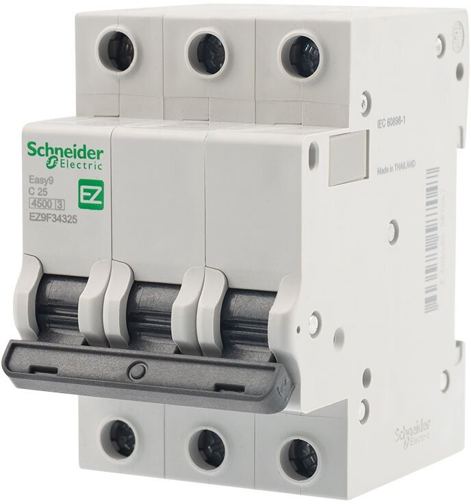 Автоматический выключатель Schneider Electric Easy9 3P 25А (С) 4,5кА