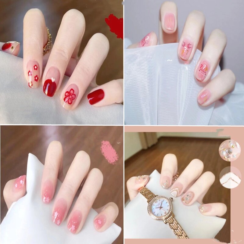 Лаковые полоски (наклейки) для дизайна ногтей и типс