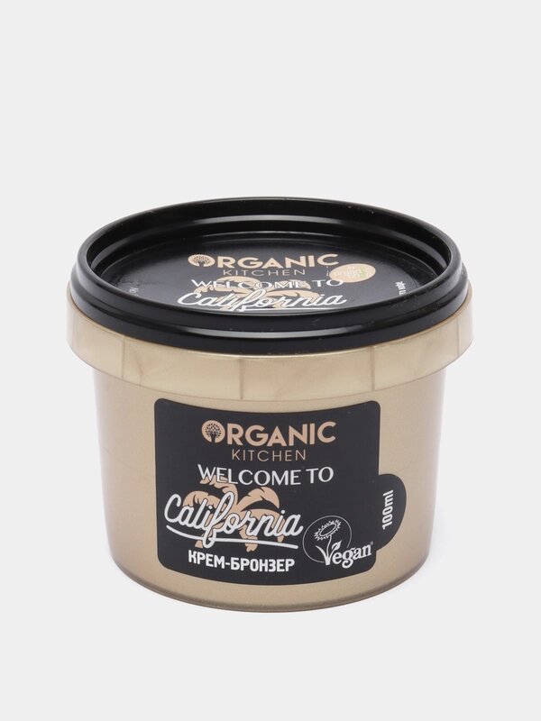 Крем-бронзер для лица и тела Organic Kitchen "Welcome to California", 100 мл