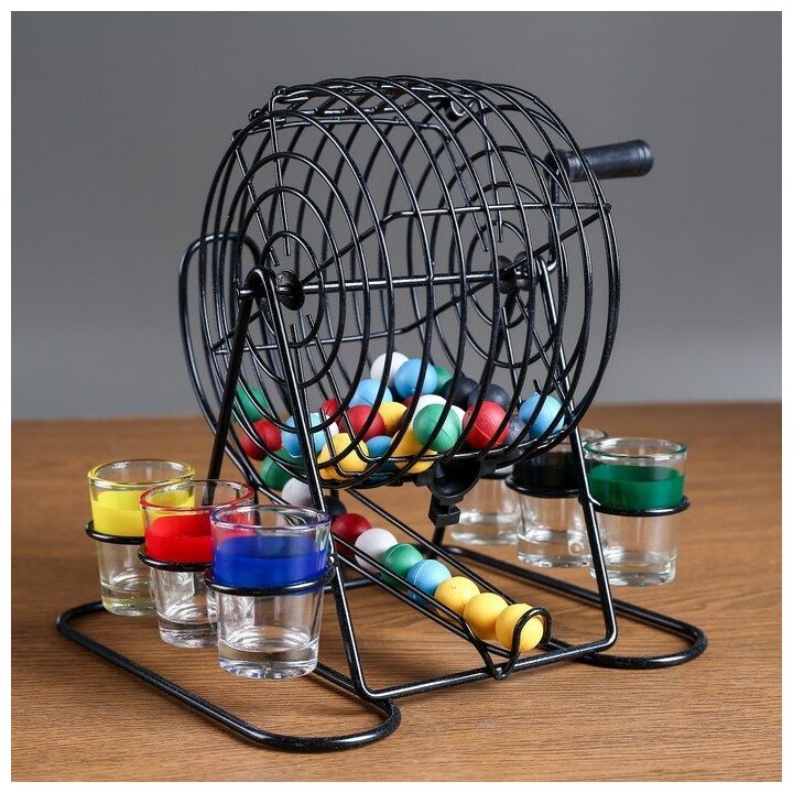 Игра "Пьяный Бинго", 6 стопок, 22 х 19 х 19 см