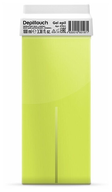DEPILTOUCH PROFESSIONAL Гелевый воск "Лимон" в картридже, 100 мл