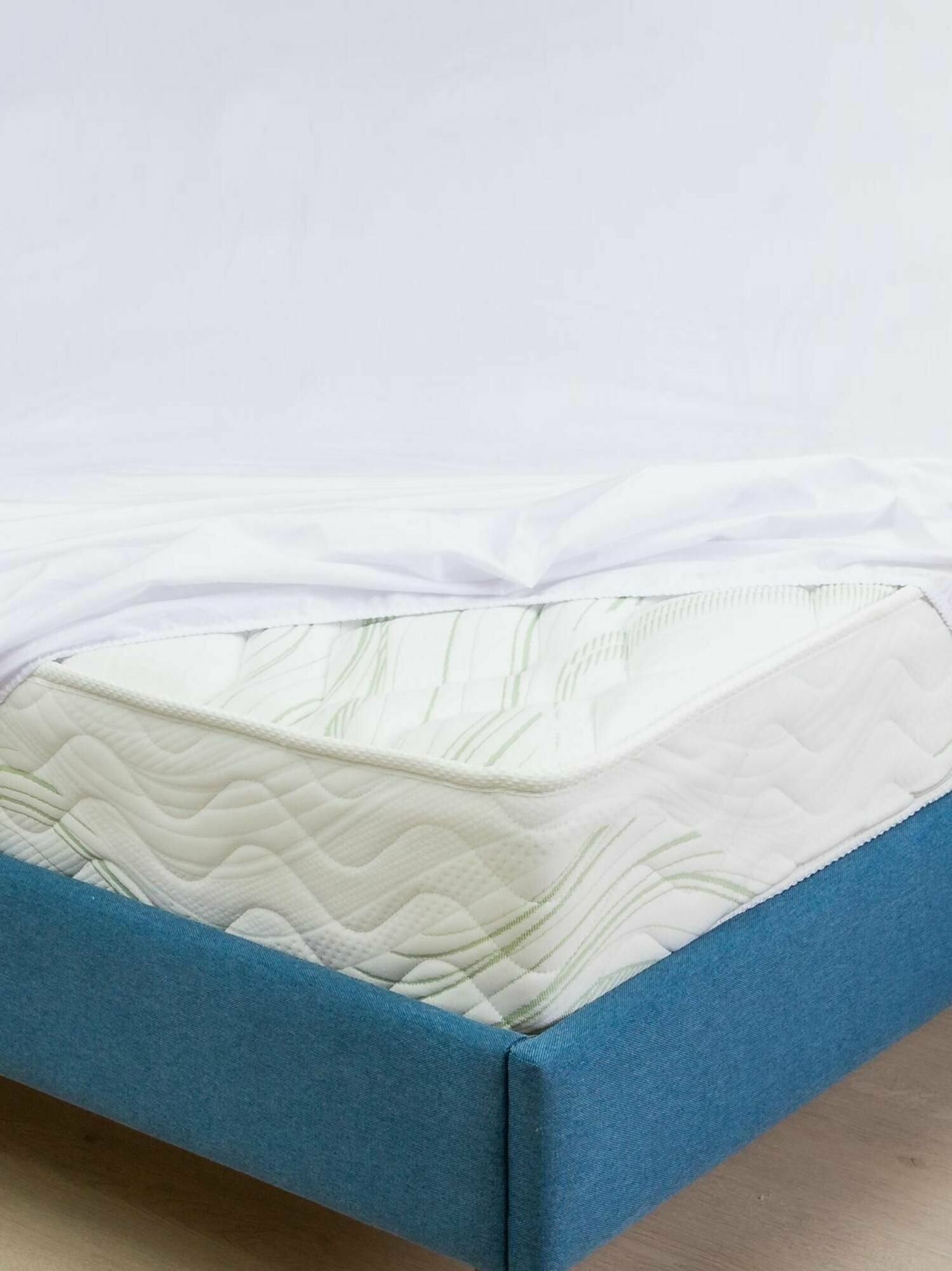 Наматрасник на резинке, водонепроницаемый (90х200), производство Иваново