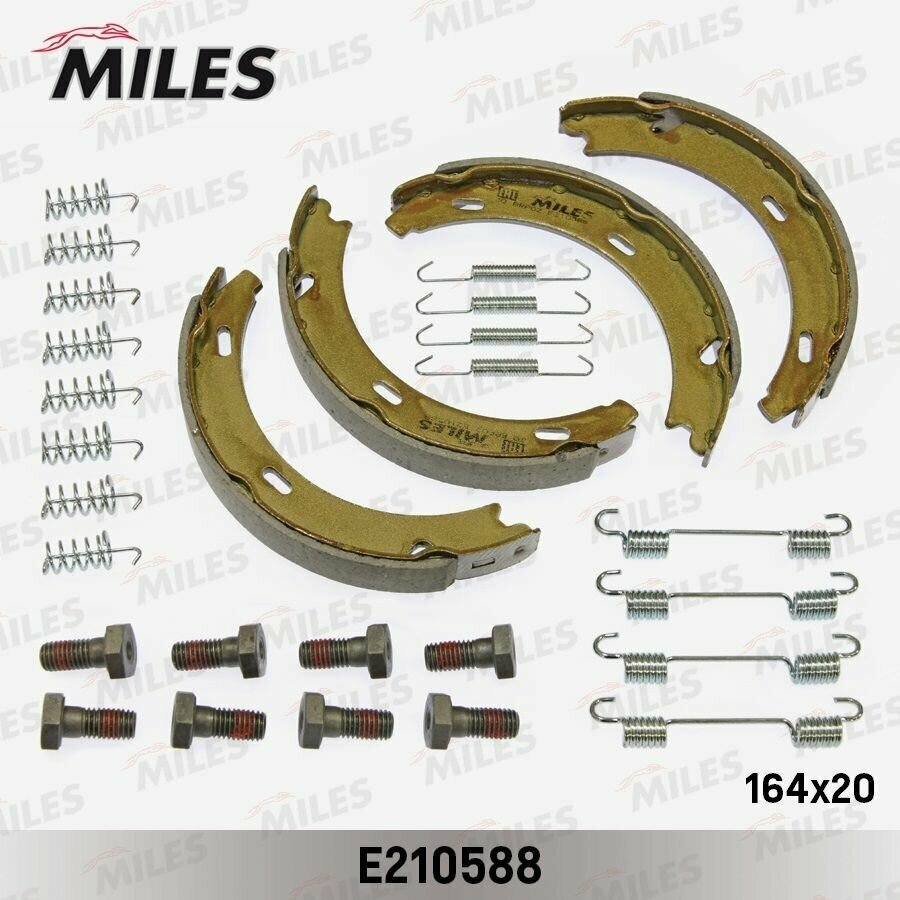 MILES Колодки стояночного тормоза MERCEDES BENZ W201/168/245/202/208/124/210/129 (TRW GS8208) E210588