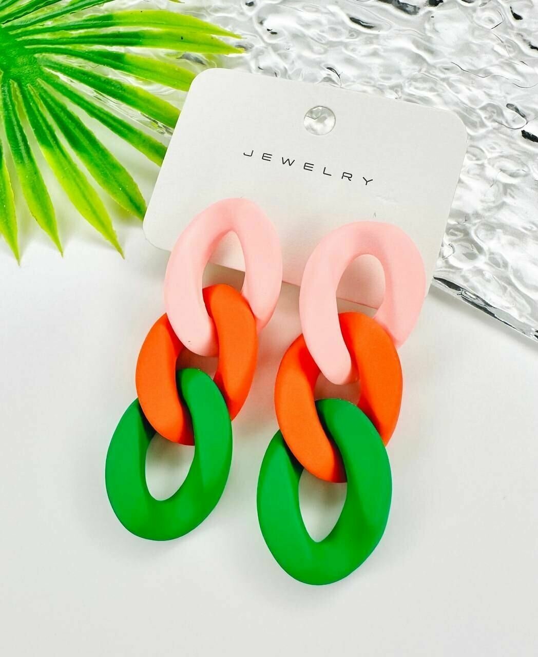 Серьги цепочки