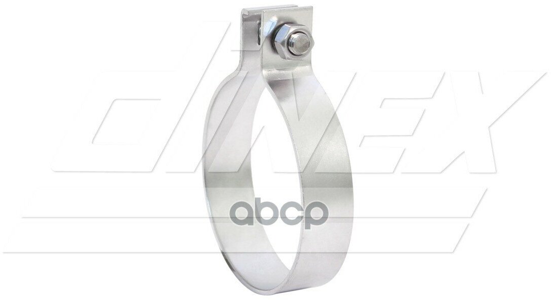 Xомут глушителя! (нерж) Premium D=114,5 L=160 H=30 MAN, MB, IVECO, KAMAZ 5490/2642 DINEX арт. 99715