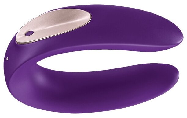 Satisfyer Вибратор силиконовый Partner Plus Special Black Edition, фиолетовый
