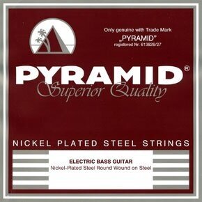 Струны для 5-струнной бас-гитары, никелированные, Pyramid 970100 Nickel Plated - (20-95)