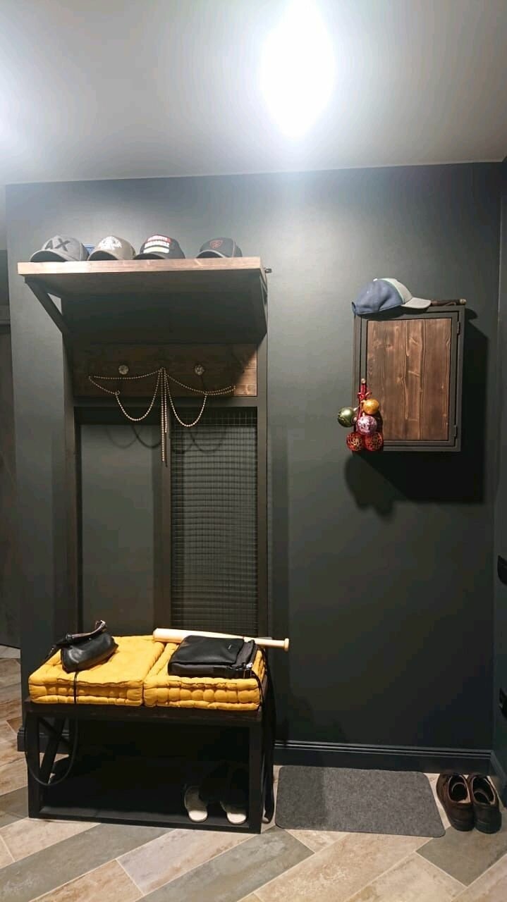 Гардероб "EasyLOFT" в стиле лофт, для дома и дачи, в прихожую, 90х40х200 см.
