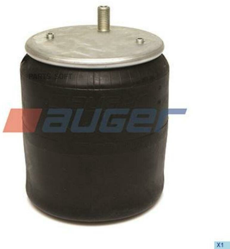 AUGER AU 346318-KP пневмоподушка со стак! 2шт. M8 1отв.-шт. M12/22 смещ.73 поршень (п) 1отв. M12\ Schmitz