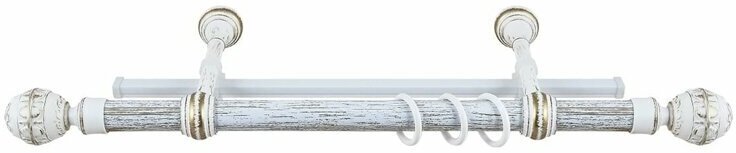 Карниз для штор LEGRAND Валанс 2.0м белое золото, 1шт