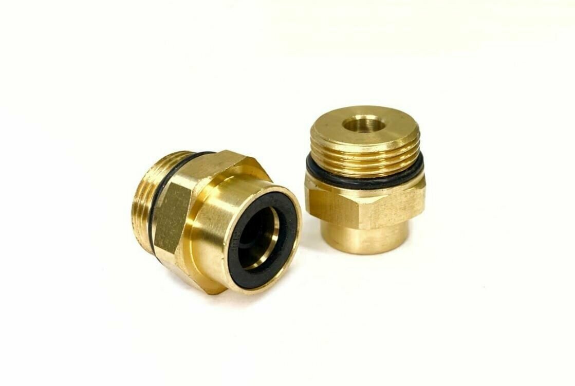 Фитинг camozzi с резьбой М 22 прямой под трубку 10