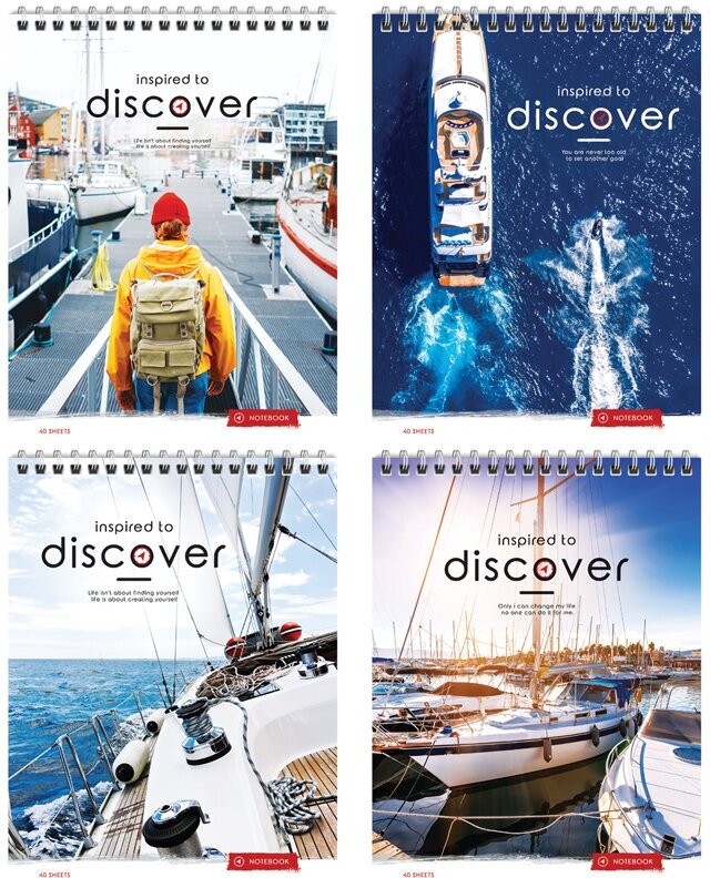 ArtSpace Блокнот А5 40л. на гребне ArtSpace "Men hobby. Яхтинг "