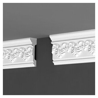 Плинтус Потолочный Де-Багет Декор ДП 11/80 Д2000хВ80хШ25 мм.