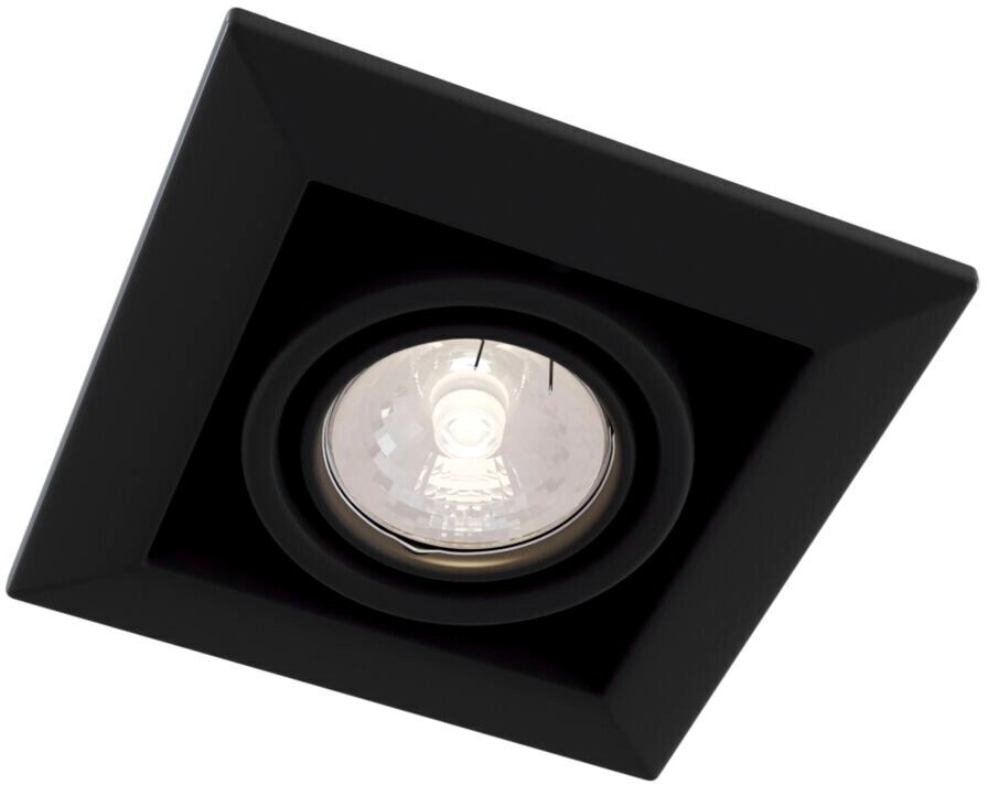Светильник встраиваемый GU10 50 Вт 126х126х78 мм матовый IP20 Maytoni Metal Modern ДВО (DL008-2-01-B) черный