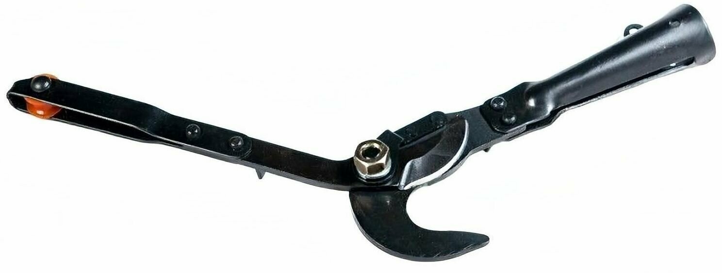 Сучкорез, штанговый, 250 мм, из инструментальной стали с оксидно-фосфатным покрытием, для обрезки ветвей на вершинах плодовых и декоративных деревьев без применения лестницы