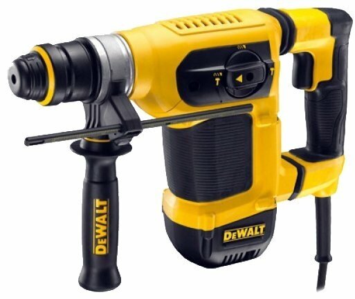 Перфоратор сетевой DeWalt D25413K-QS SDS-plus, 1000 Вт, 3 режима, 4.2 Дж, 0-4700 уд./мин
