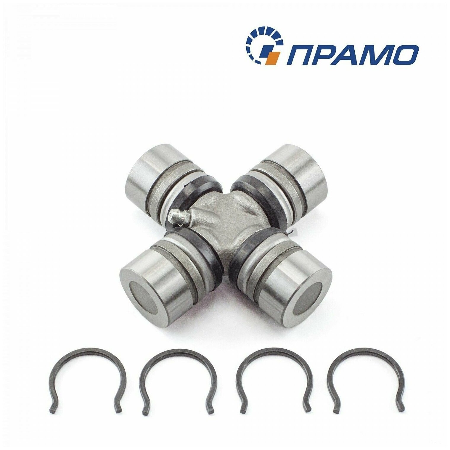 Крестовина кардана УАЗ с тавотницей и стопорными кольцами