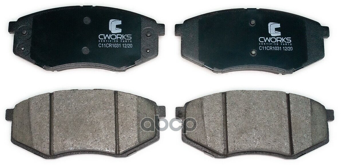 Колодки тормозные передние (Low Metallic) CWORKS арт. C11CR1031