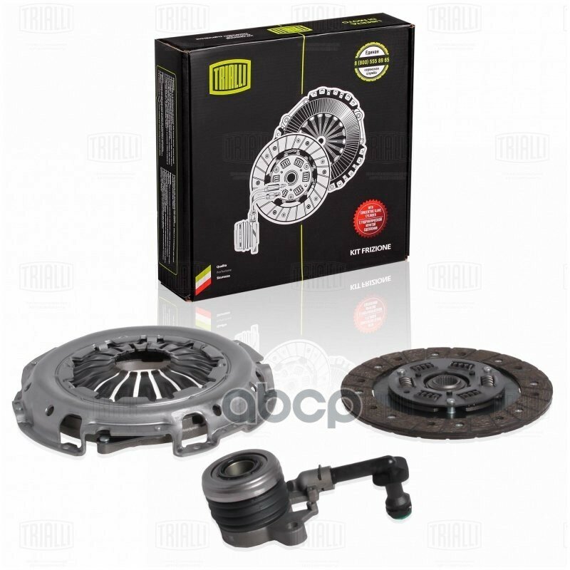 Комплект сцепления TRIALLI Лада Largus (12-) 1.6i 16V (с подшипником) FR 0924 Trialli арт. FR0924