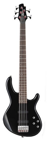 Action Series Бас-гитара 5-ти струнная, черная, Cort Action-Bass-V-Plus-BK