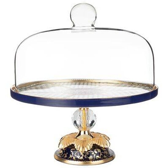 Блюдо на ножке Lefard с крышкой 30х30х31 см. 46-1352