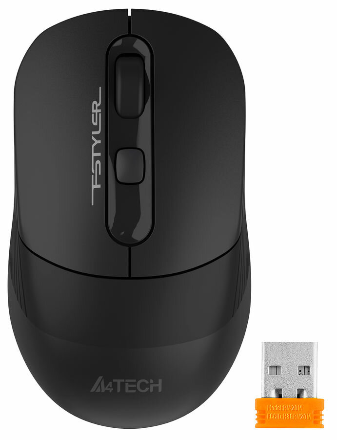 Мышь Беспроводная A4Tech FStyler FB10C Black