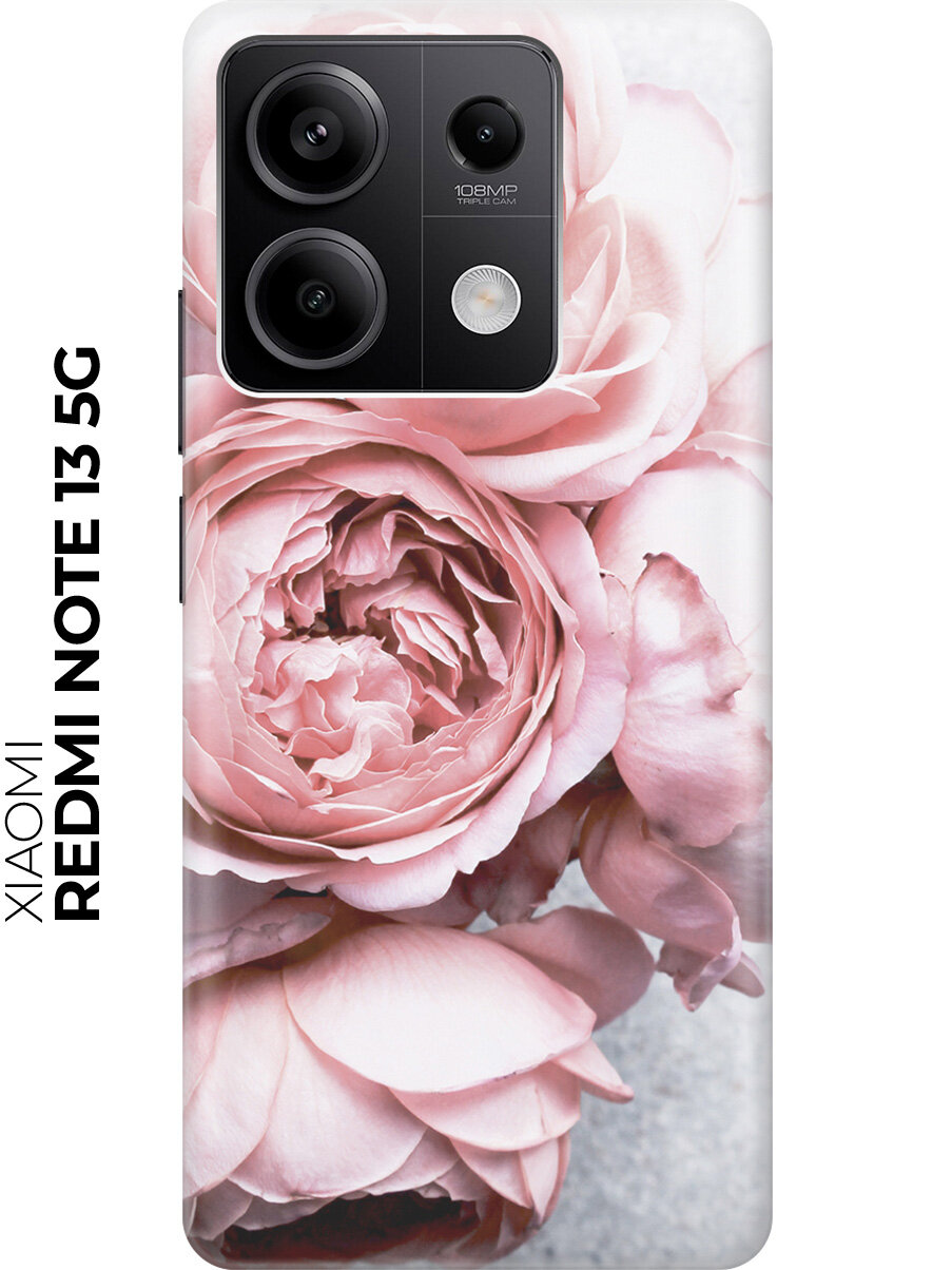 Силиконовый чехол на Xiaomi Redmi Note 13 5g / Сяоми Редми Ноут 13 5г с рисунком "Нежность"