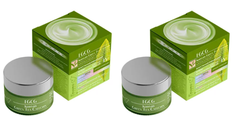 Крем-мультипротектор Белита-М, EGCG Korean Green Tea Catechin, день-ночь, 35+, 50 г, 2 шт