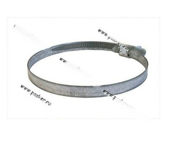 Хомут Norma 80-100, оцинкованный, прочный, универсальный, надежный