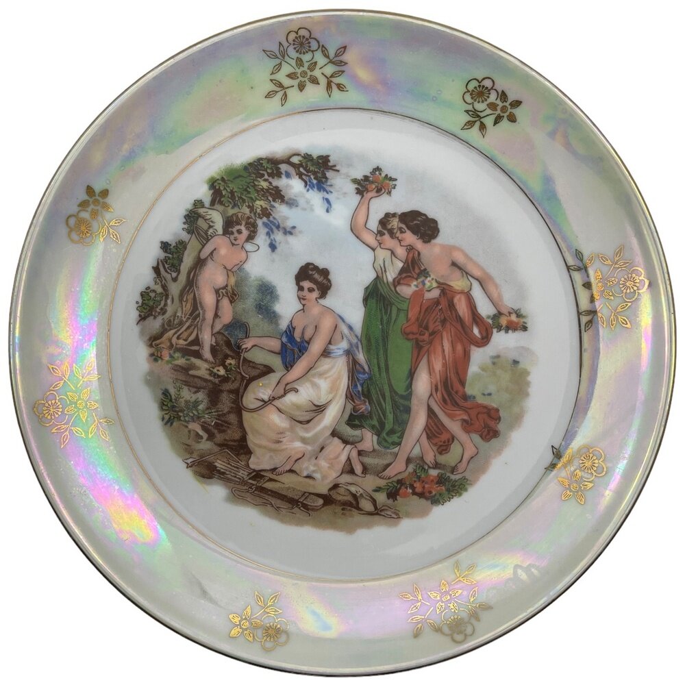 Тарелка десертная "Мадонна" 19 см, фарфор, 1968-1987 гг, Kahla, ГДР