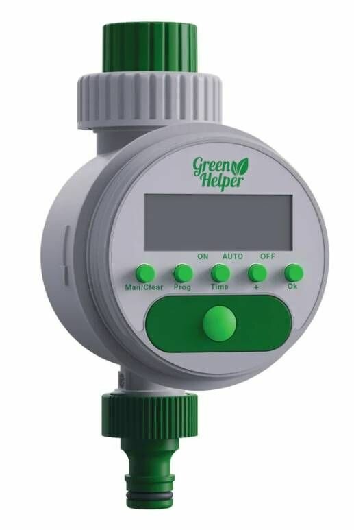 Таймер полива электронный 8 программ шаровый Green Helper GA-322 PRO