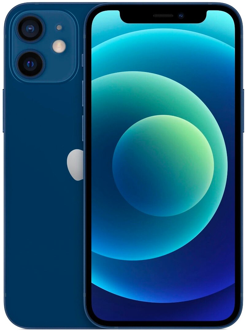 Смартфон Apple iPhone 12 64Gb , Dual: nano SIM + eSIM, синий