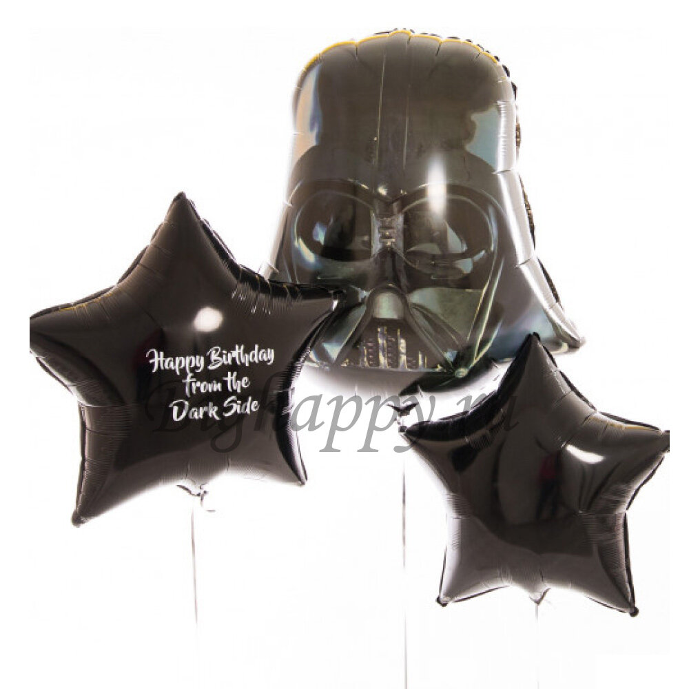 Букет из гелиевых шариков "Дарт Вейдер"