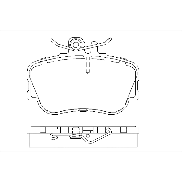 PATRON PBP854 (0024202120 / 002420212005 / 0024202220) колодки тормозные дисковые передн mercedes-benz: c-class 93-00, c-class