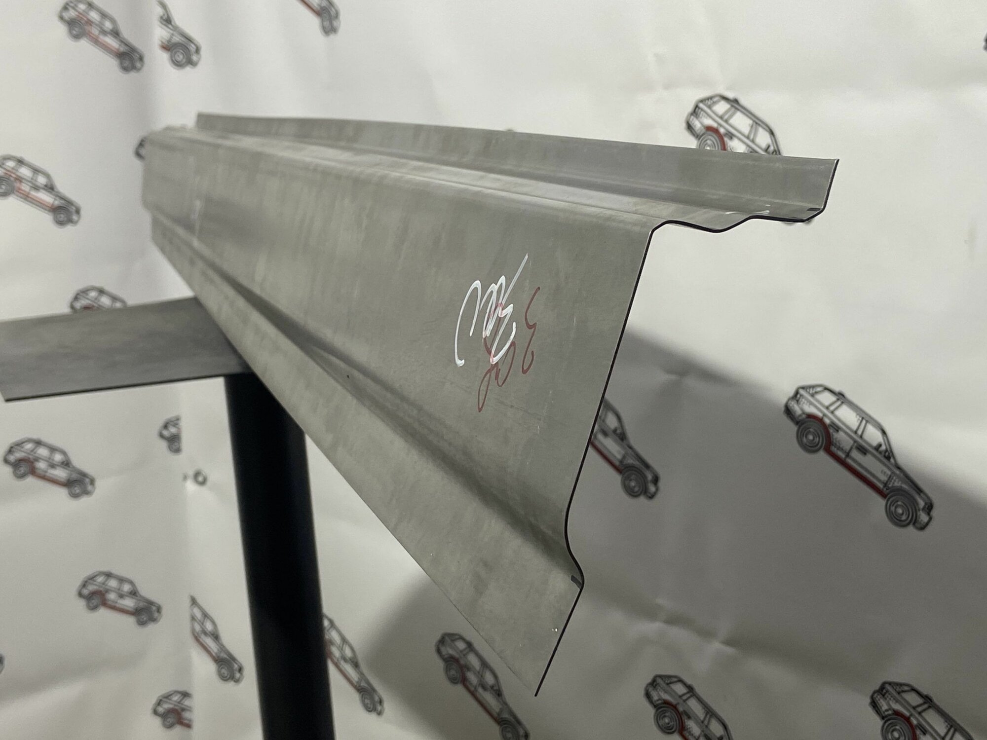 Ремонтный левый порог VAZ 2101-2107, оцинкованное сталь 1мм