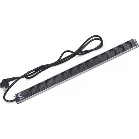 Блок розеток Cabeus PDU-13P-F-2EU 13шт, 1U, 19", 2м