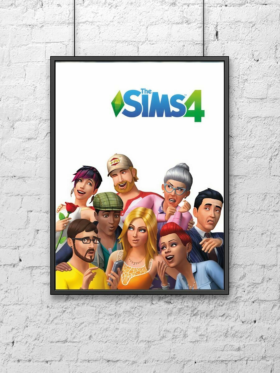 Постер для интерьера на стену (30х40 см) The Sims 4