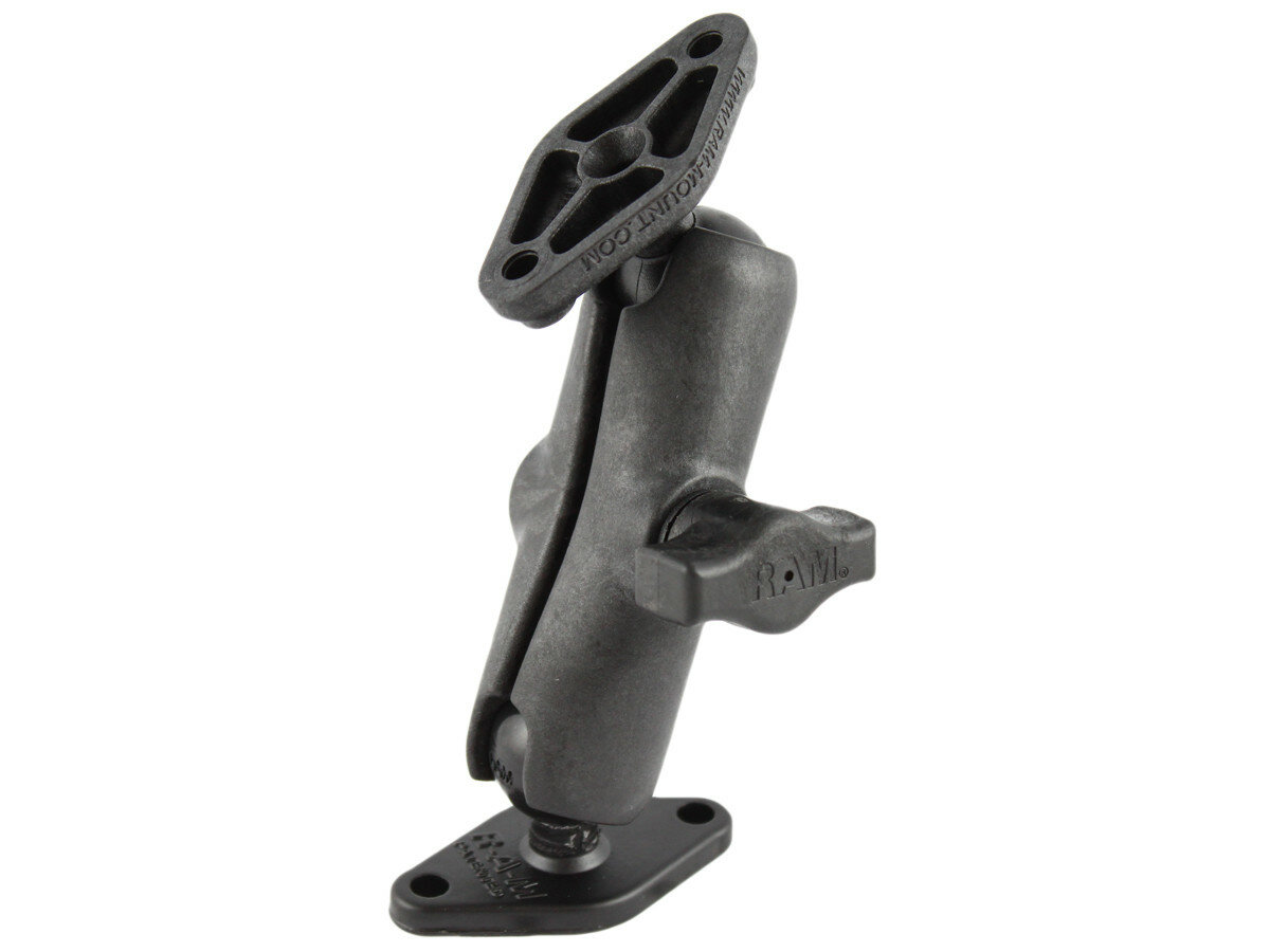 RAP-B-102-RA1U Универсальное, композитное двойное шарнирное крепление RAM с двумя ромбическими пластинами