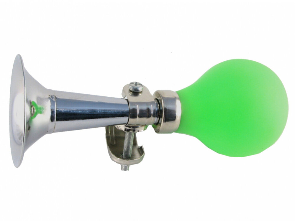 Клаксон металлический Vinca Sport с зеленой грушей