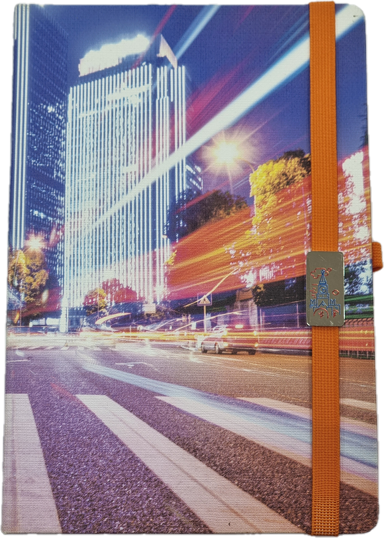 Записная книжка, B2BOOK A5, с шильдом на резинку, материал Colorlux Лен, Portobello