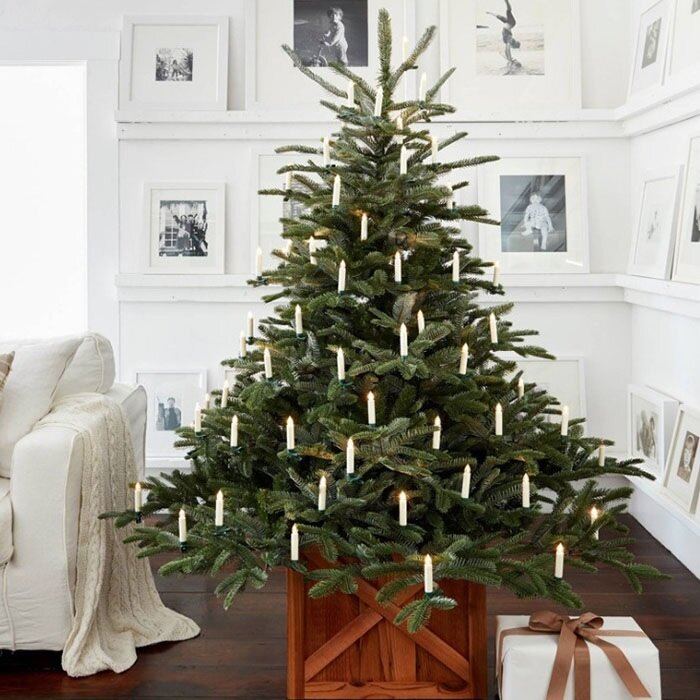 Гирлянда Свечи на прищепках 20 ламп 4 м, питание От сети 220В